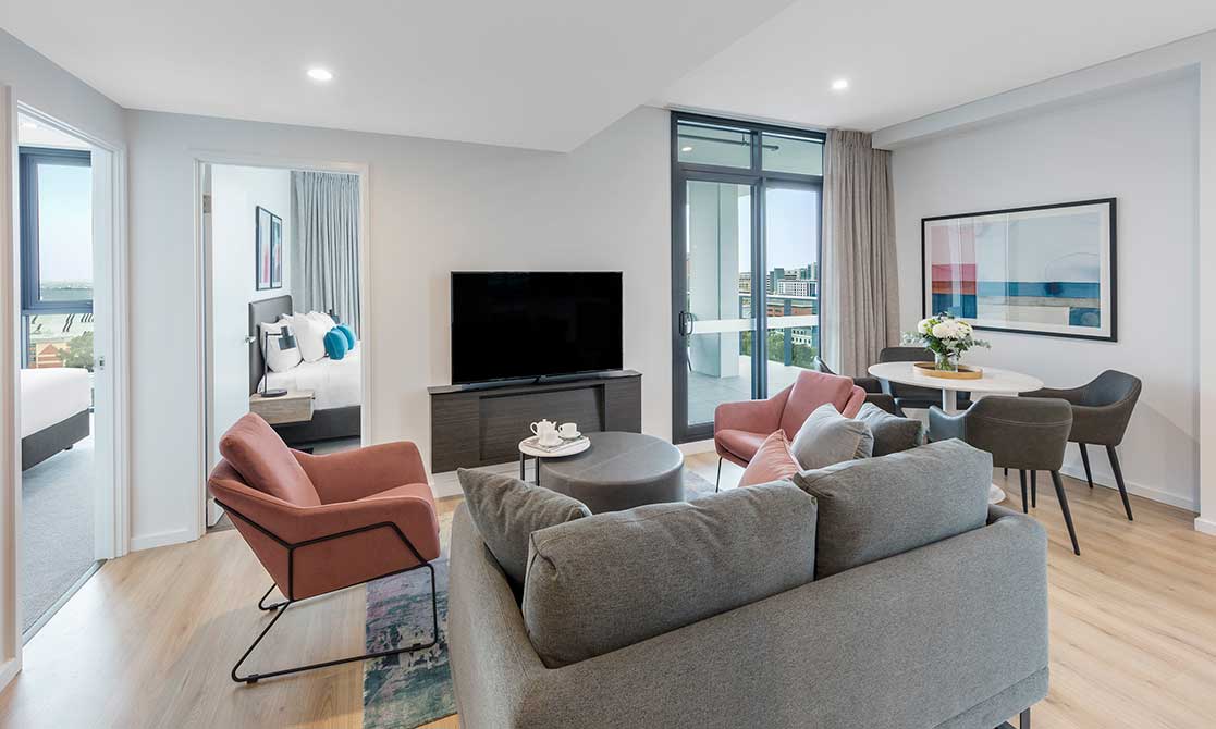 Top Hotels in Adelaide | Two Bedroom Suite | Avani Adelaide Residences