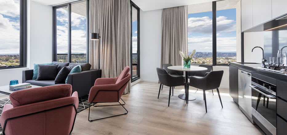 Box Hill Australia Hotels | Two Bedroom Suite at Avani Melbourne Box Hill