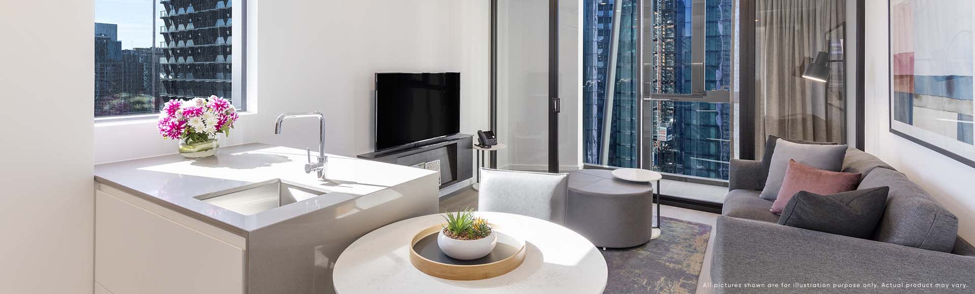 One Bedroom Suite at Avani Adelaide Residences