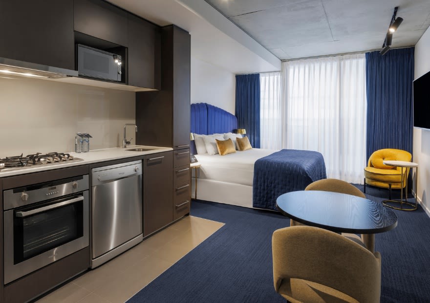 Deluxe Studio | Avani Melbourne Jazz Corner Residences